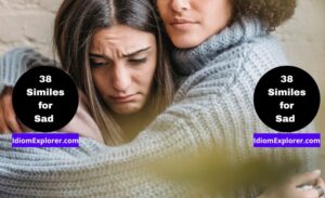 38 Similes for Sad (with Meaning, Examples & Quiz) - Idiom Explorer